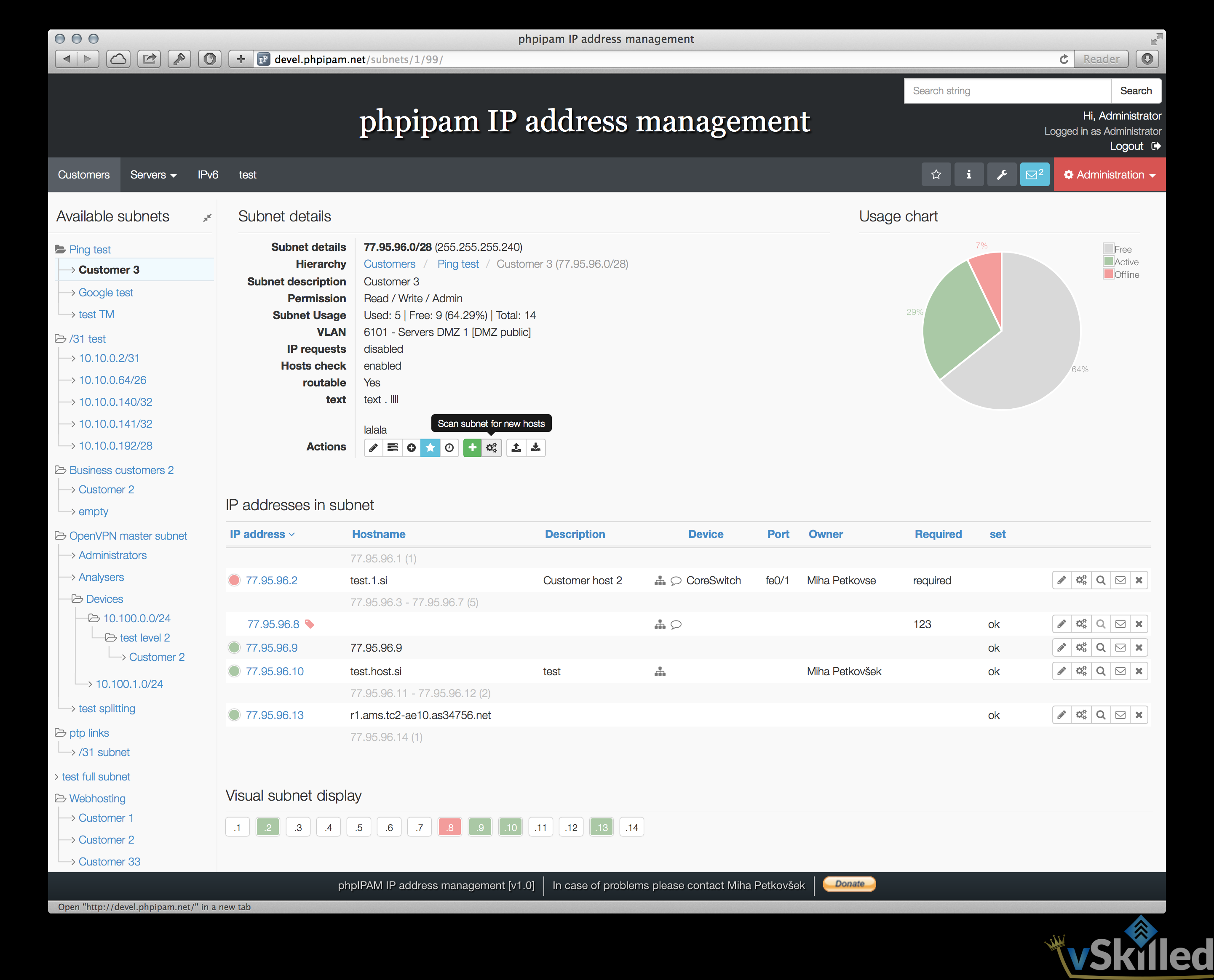 vSkilled.com – Web-Based IP Address Management – phpIPAM vSkilled.com – Web-Based IP Address Management – phpIPAM